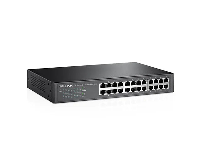 TP-Link TL-SG1024 24 Port Gigabit, 1U, 13-inch Rackmountable Switch, 4 ...